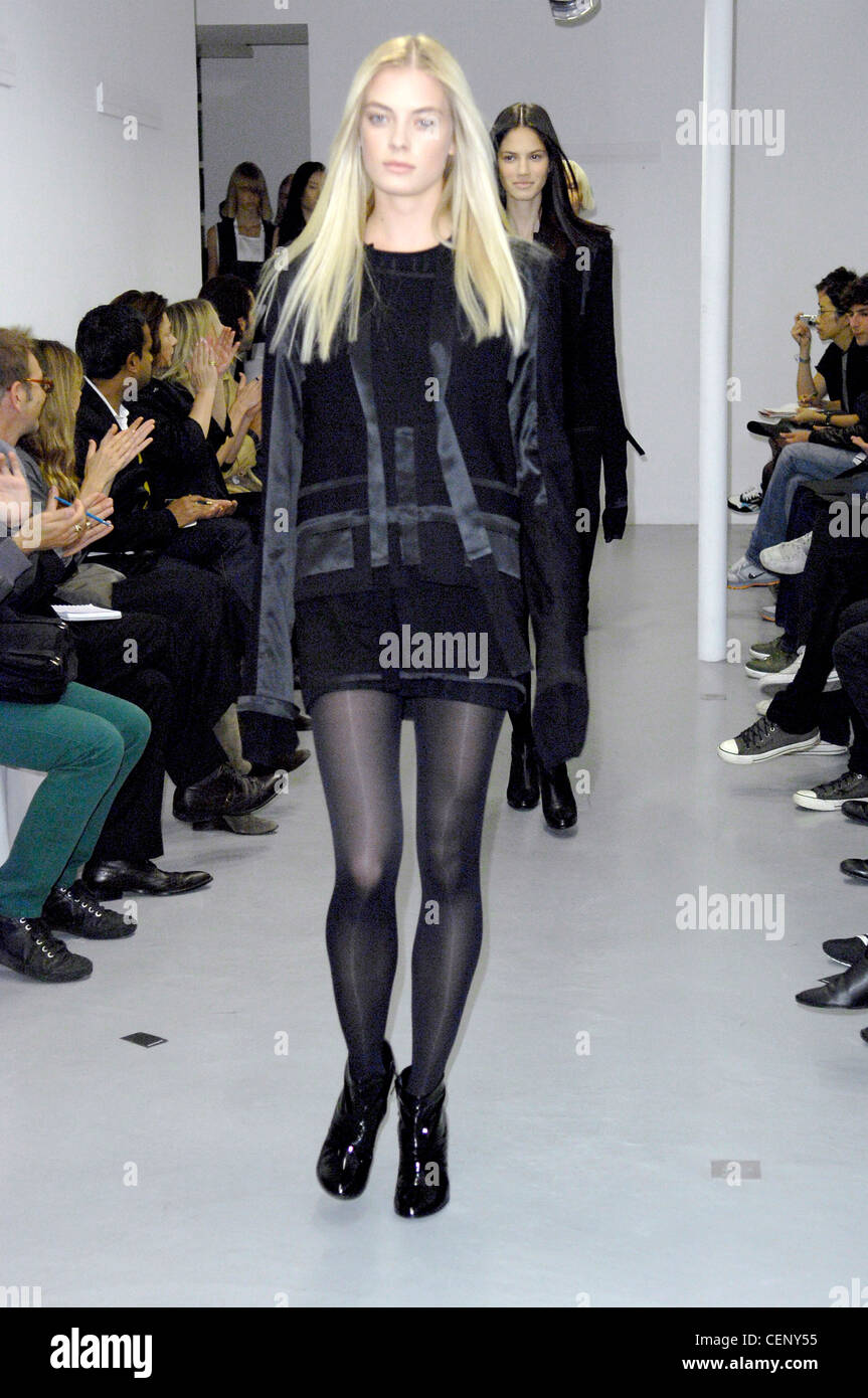 Rad Hourani Ready to Wear Spring Summer Long line of models, front ...
