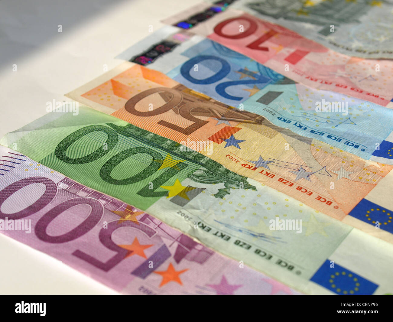Euro banknote (currency of the European Union Stock Photo - Alamy