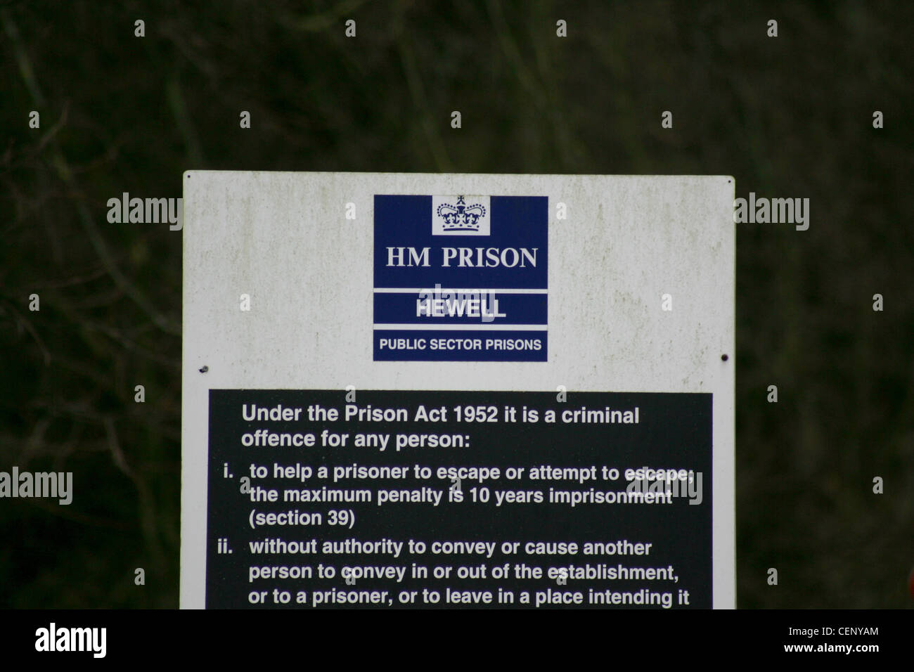 HMP Hewell was created by an amalgamation of the three former prisons ...