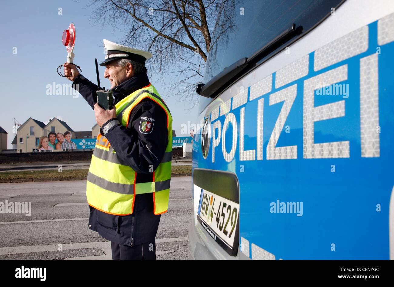 Police Control Traffic Speed Control High Resolution Stock Photography ...