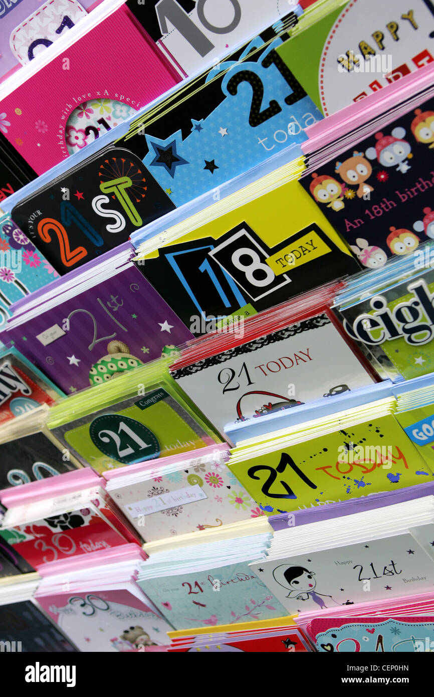 Birthday cards shop hi-res stock photography and images - Alamy
