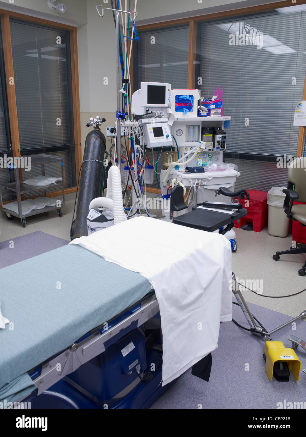 Surgery Surgical Operating Room In Hospital, Philadelphia USA Stock ...