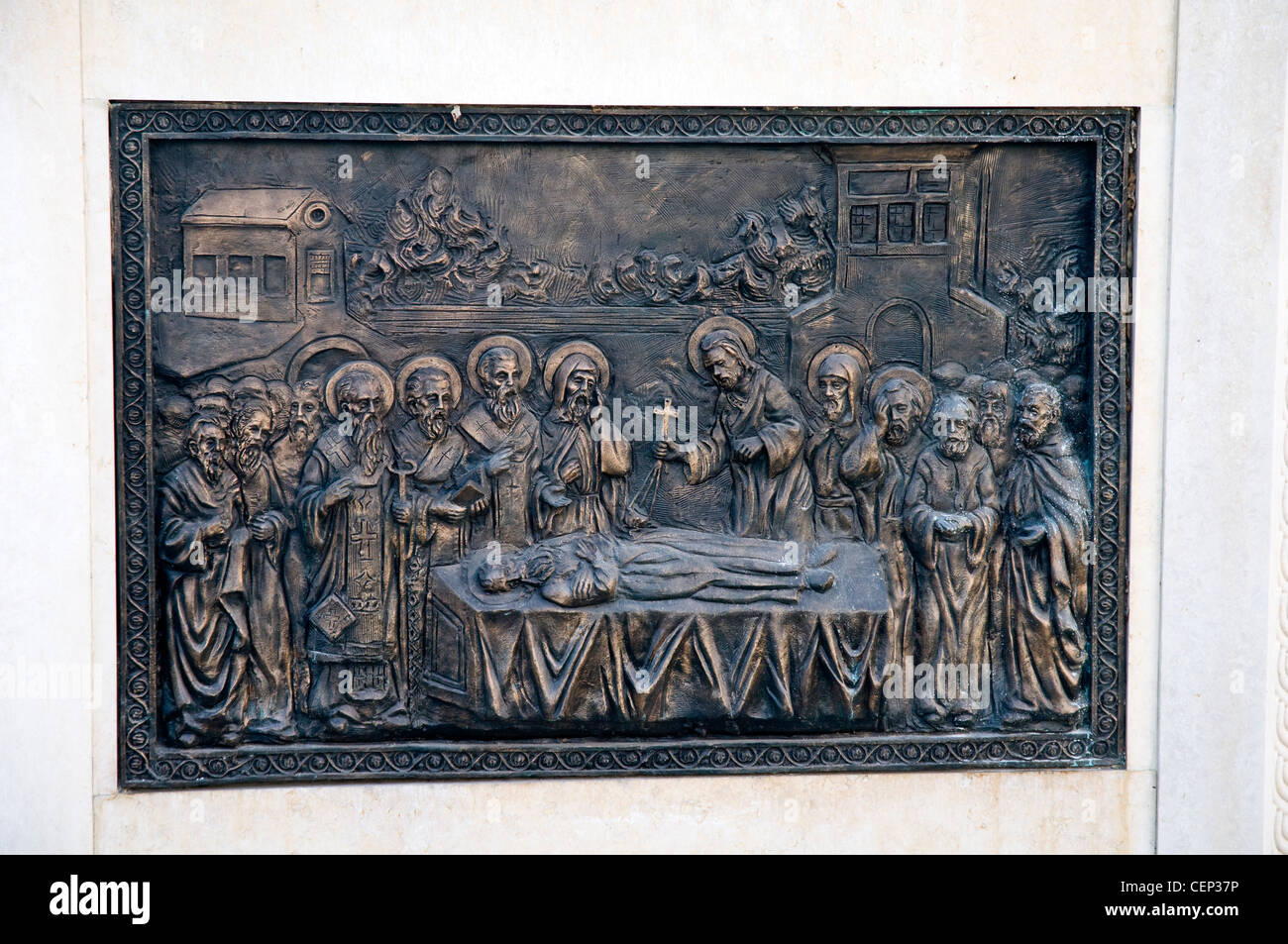 Religious relief sculpture hi-res stock photography and images - Alamy