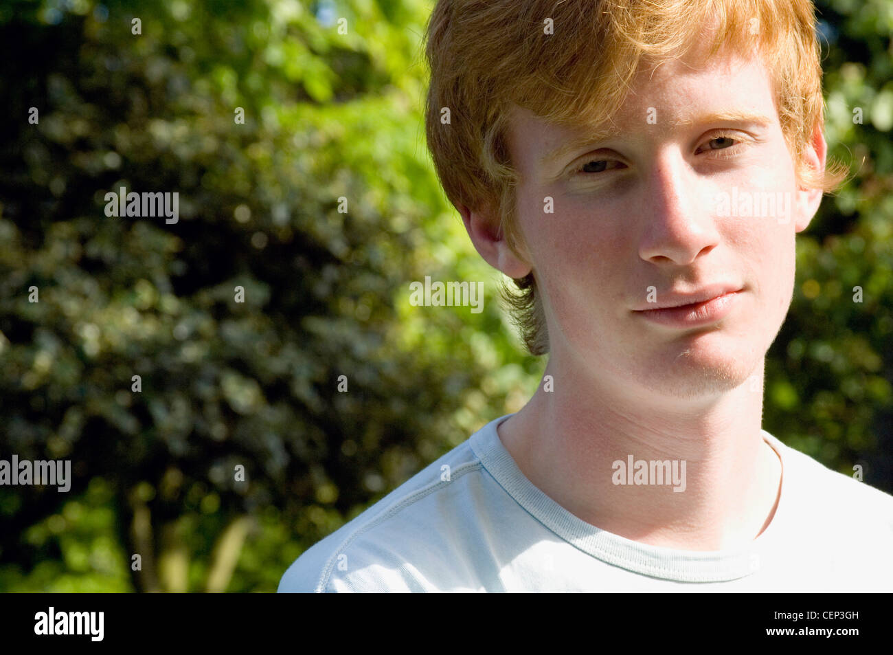 Male teenager looking straight camera hi-res stock photography and ...