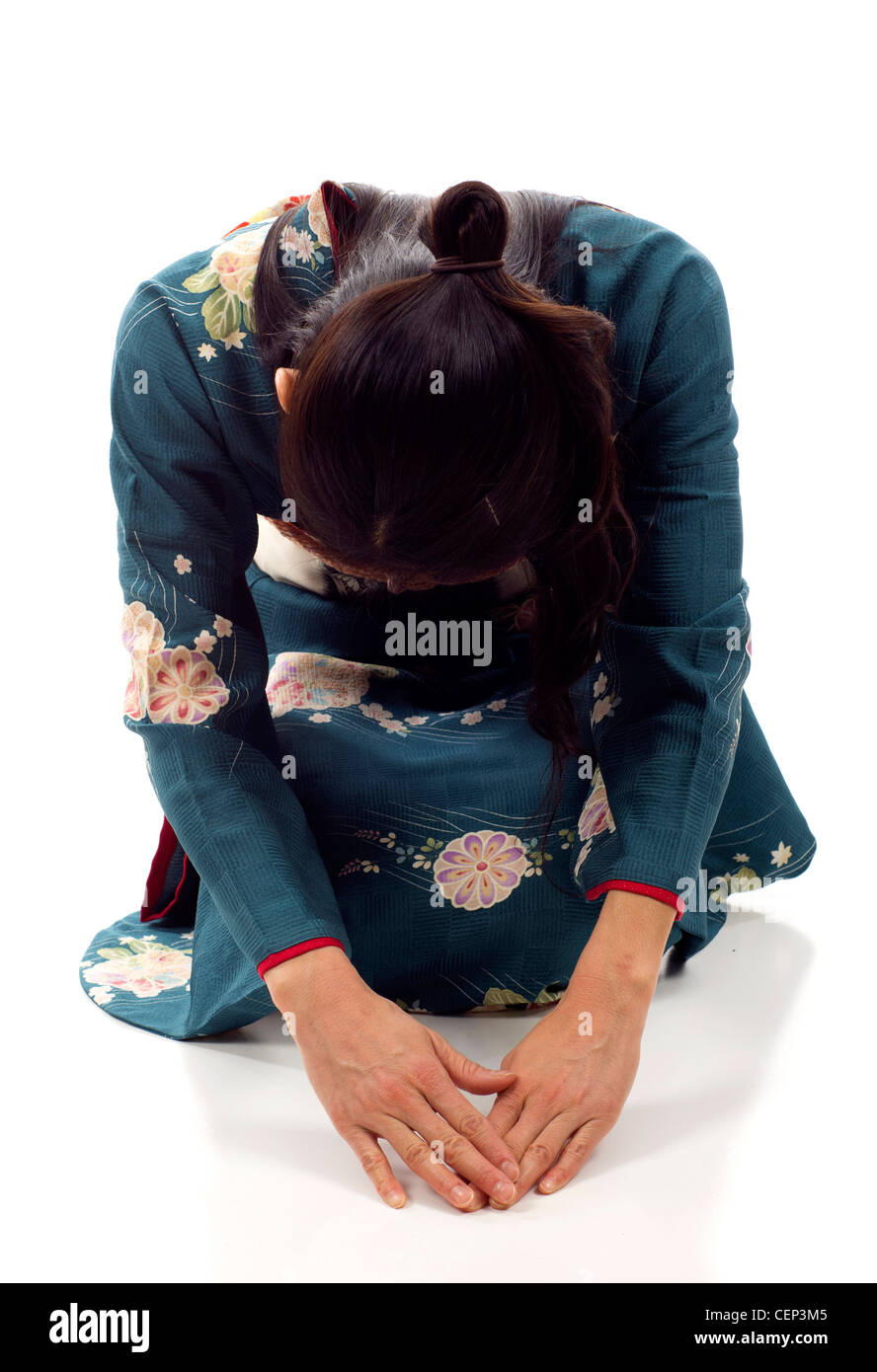 Japan bowing native hi-res stock photography and images - Alamy