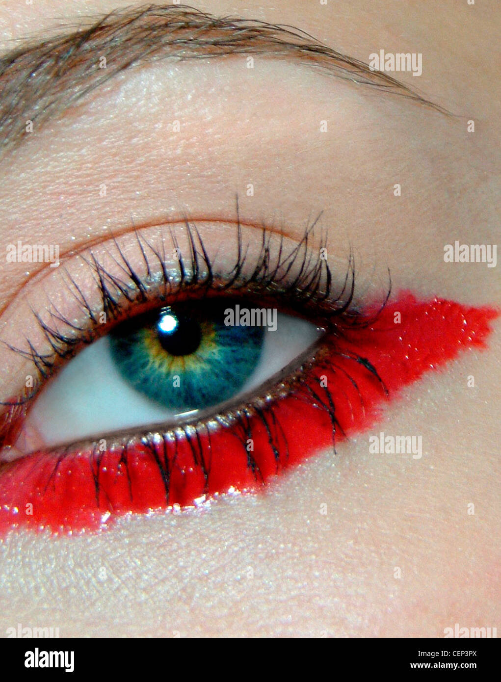 Woman beauty thick eyelashes hi-res stock photography and images - Alamy