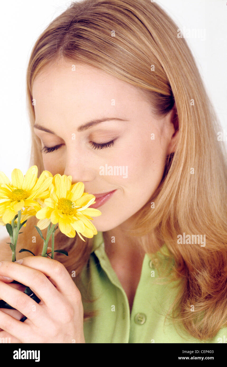 Step by step beauty make over Female with glossy pink lips and neutral ...