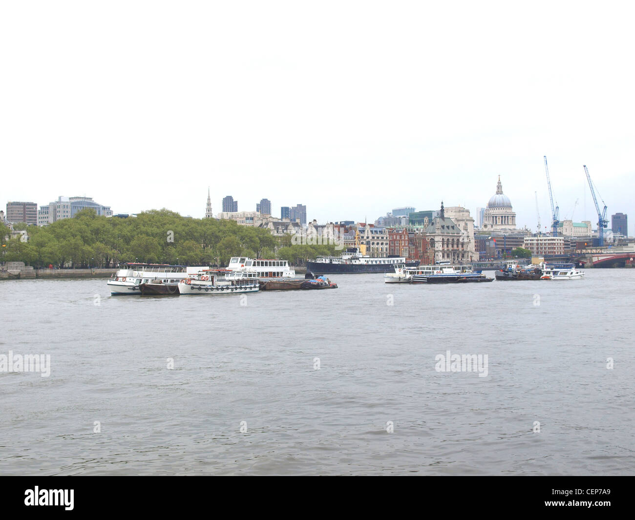 Panoramic view of River Thames, London, UK Stock Photo - Alamy