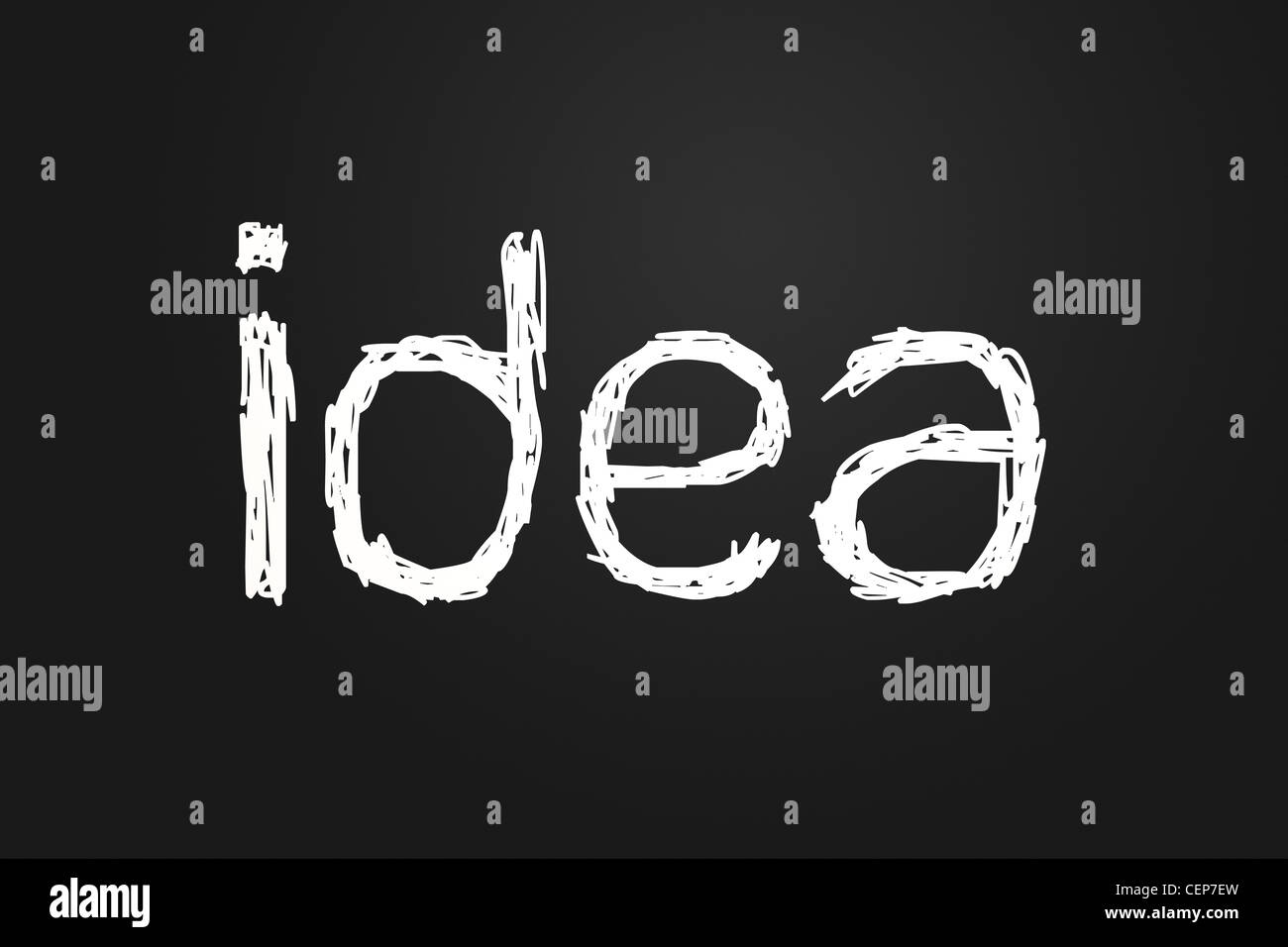 Creative idea handwritten on Black and White Stock Photos & Images - Alamy