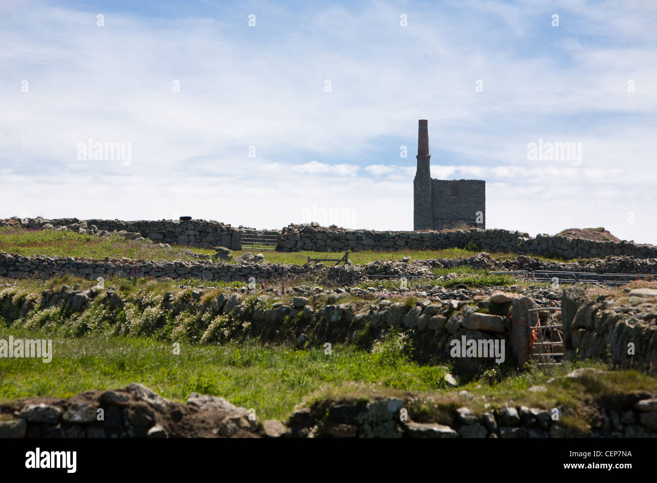 Ancient Cornish Cornish Tin Mines Cornwall Desolate Old South West ...