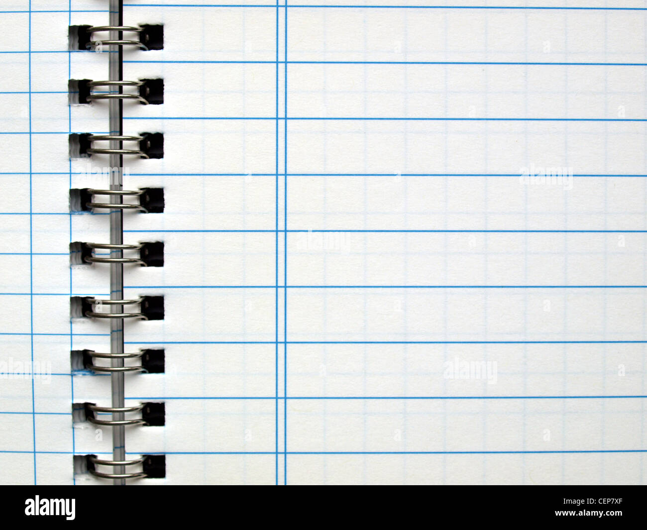 Notebook note pad blank page useful as background Stock Photo - Alamy