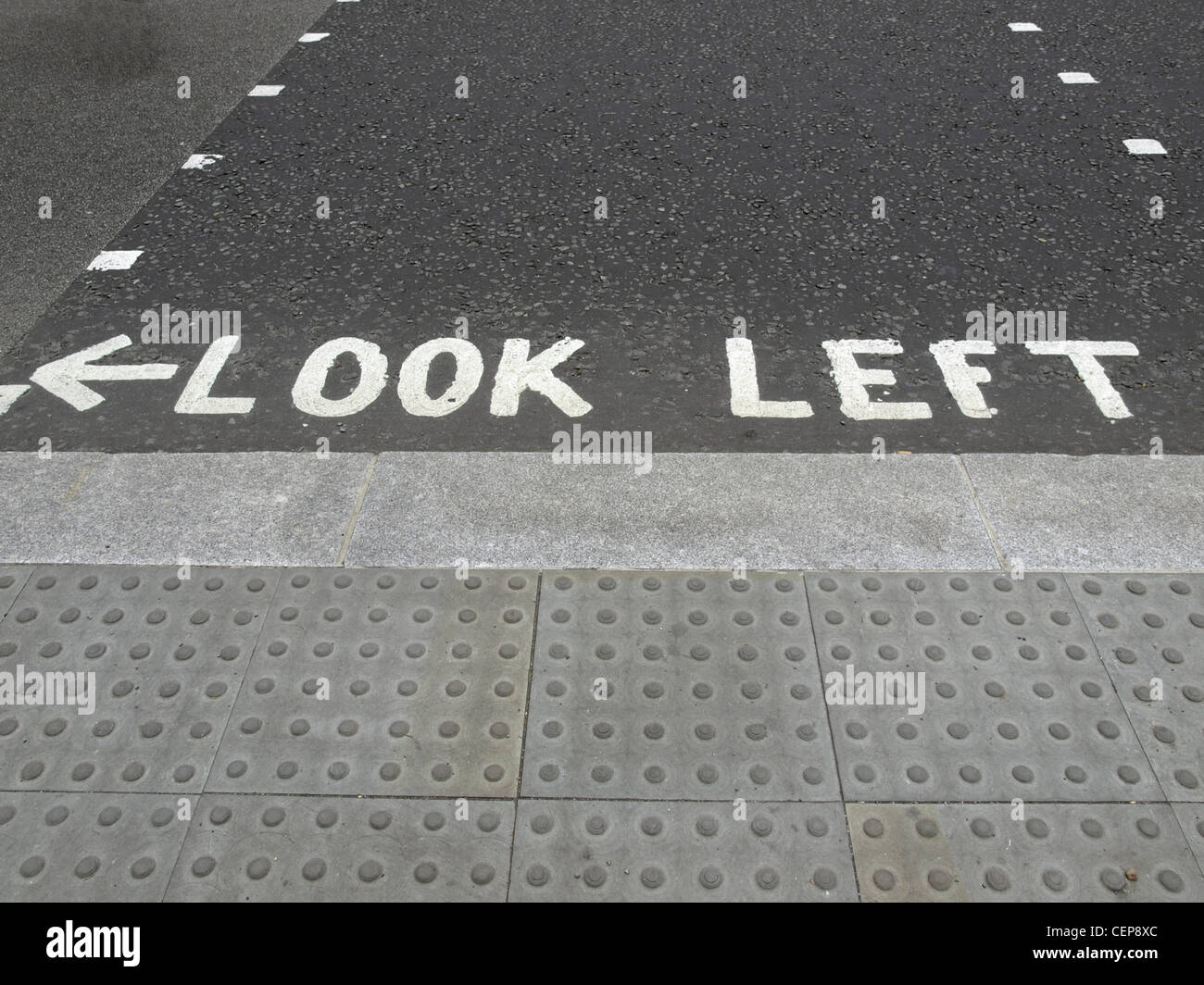 Look left street hi-res stock photography and images - Alamy