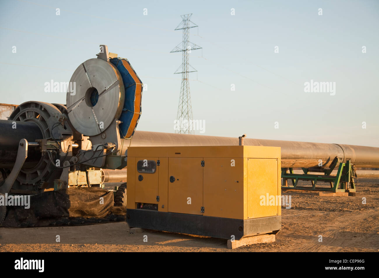 installation of sewer pipe on freeway construction; edmonton, alberta ...