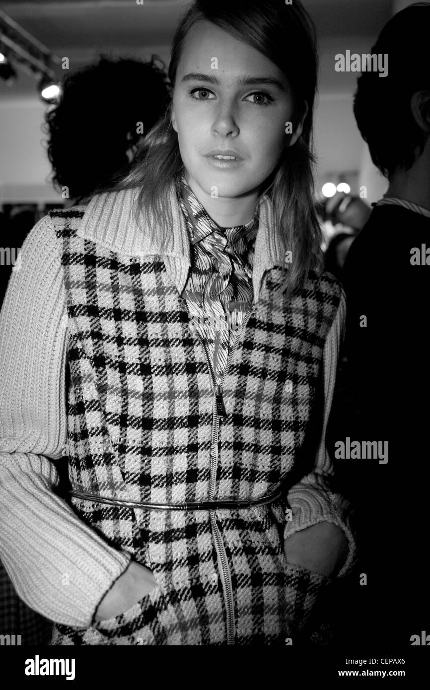 Fashion week fall winter Black and White Stock Photos & Images - Alamy