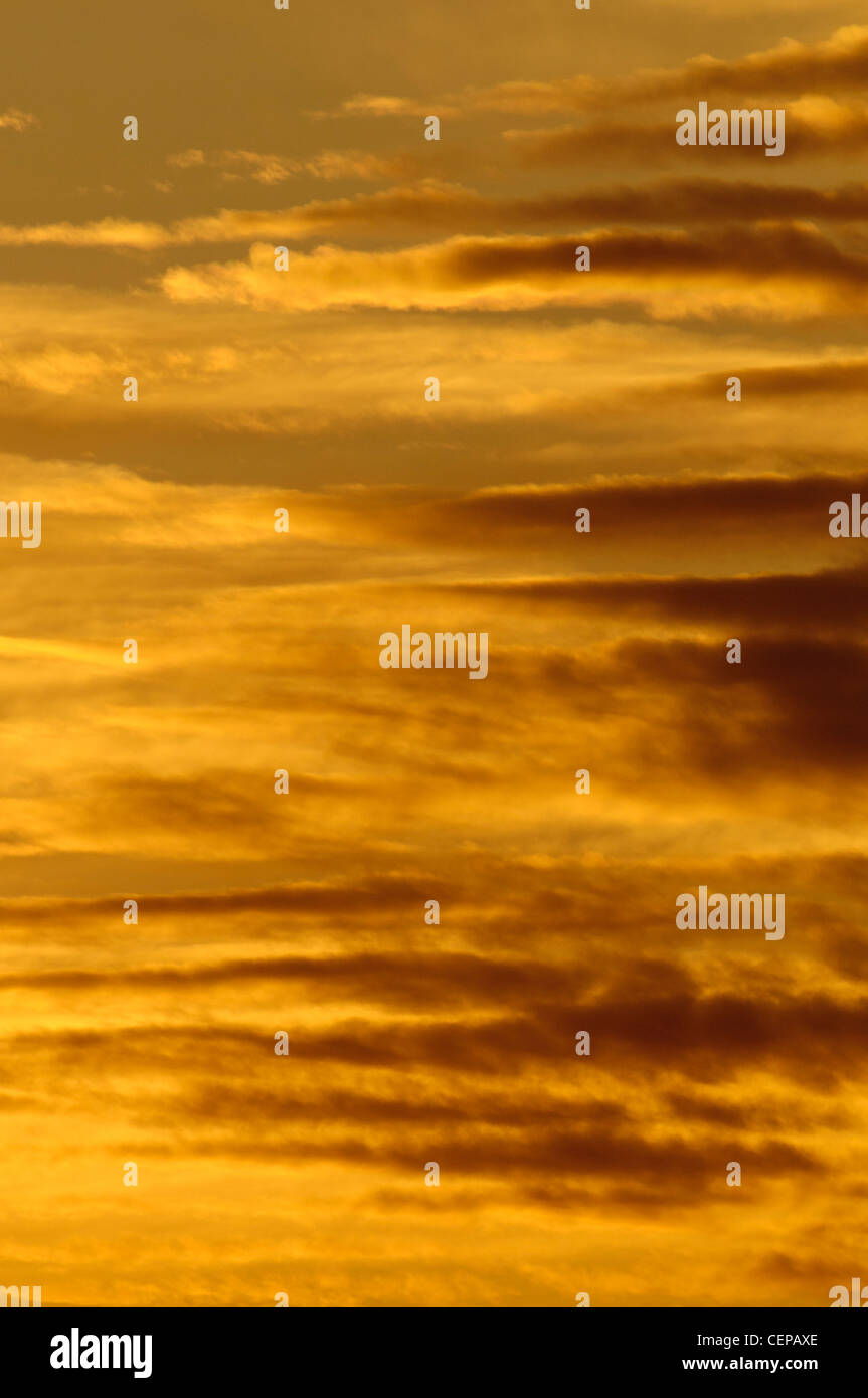 Cloud formations in Sunset, Cedar Key, Florida Stock Photo - Alamy