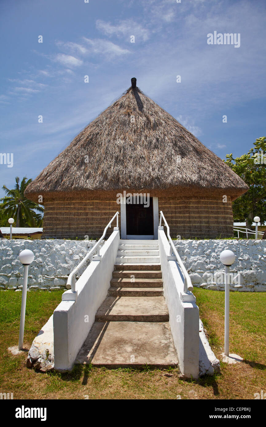 Meeting House, Solevu Village (Shell Village), Malolo Island, Mamanuca ...
