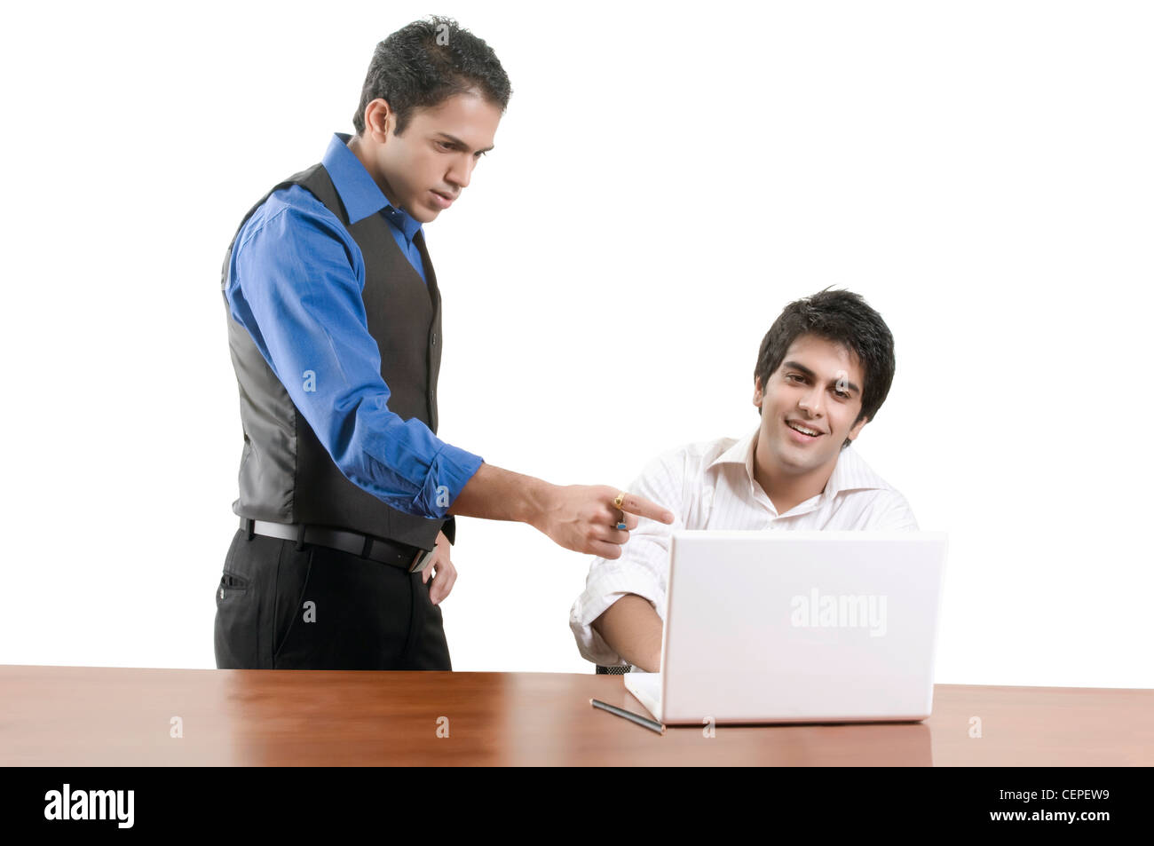 two men working Stock Photo - Alamy