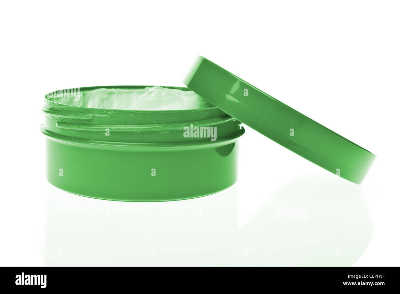 cosmetic cream in container isolated on white background Stock Photo ...