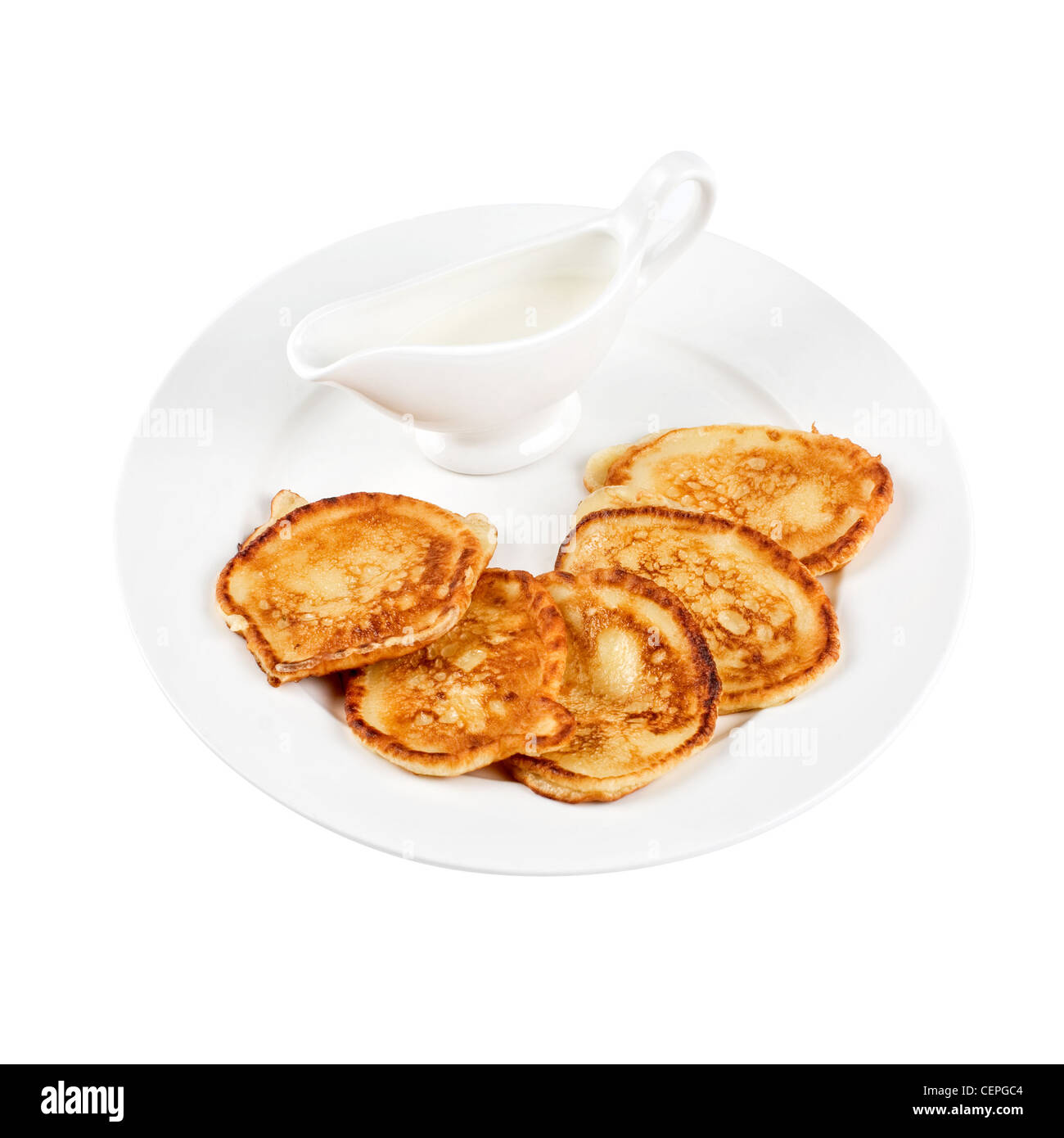 Meat fish dinner dessert Cut Out Stock Images & Pictures - Alamy