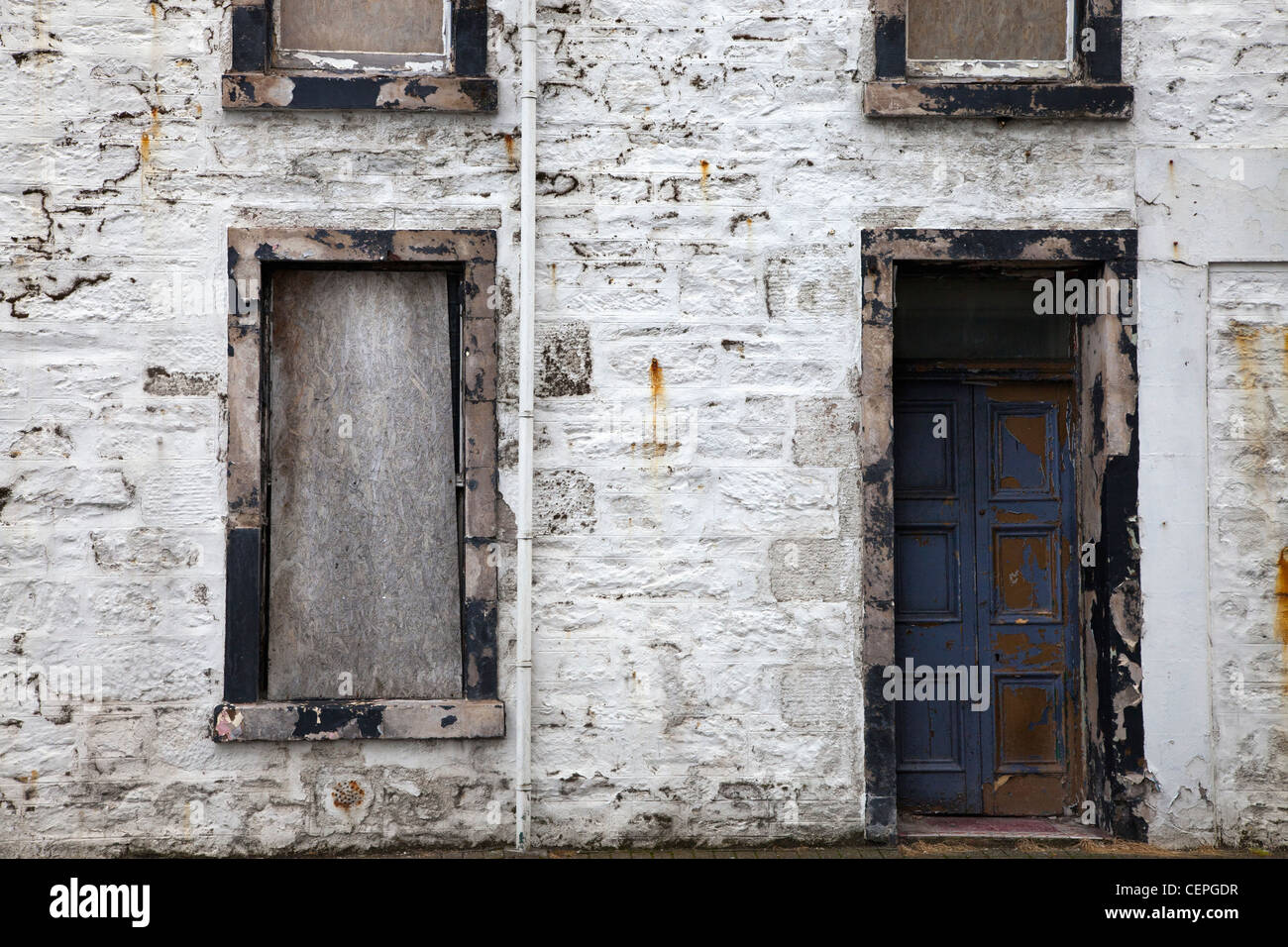 an old, weathered building; oban, argyll, scotland Stock Photo - Alamy