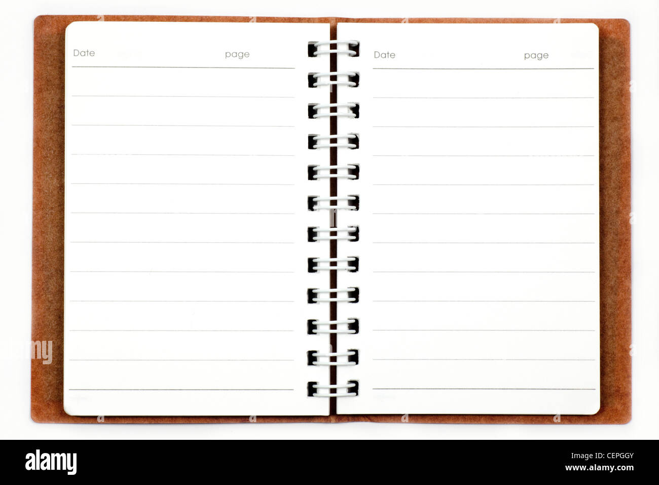 Blank Diary Page Background