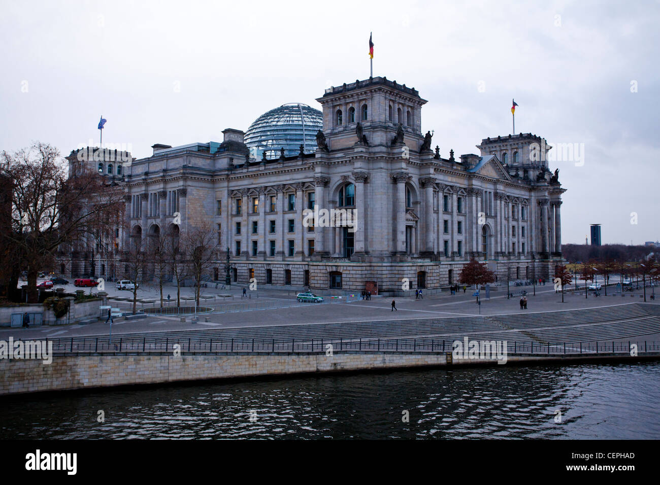 The Bundestag. The German Parliament and Government Building in Berlin ...