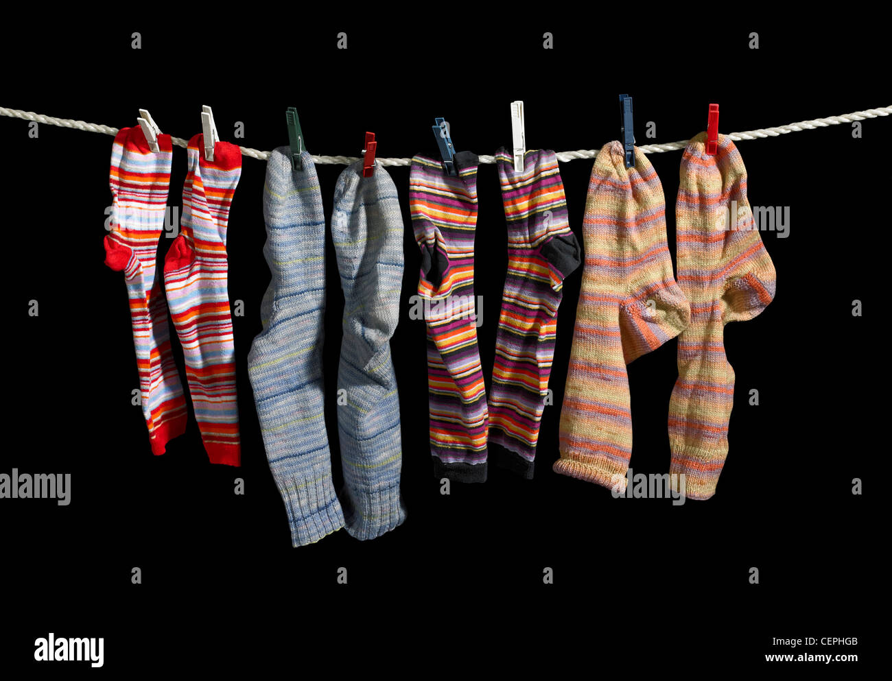 Fixed hanging on a rope hi-res stock photography and images - Alamy