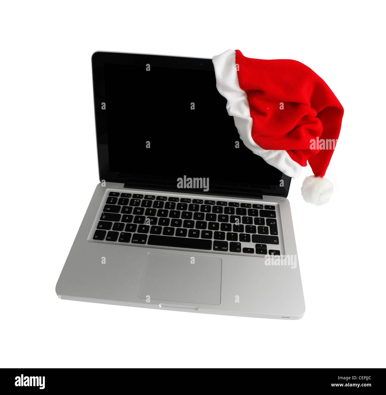 Santas computer hi-res stock photography and images - Alamy