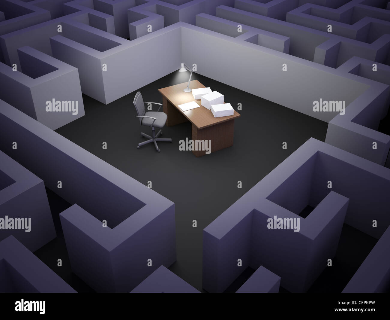 Inside the maze hi-res stock photography and images - Alamy