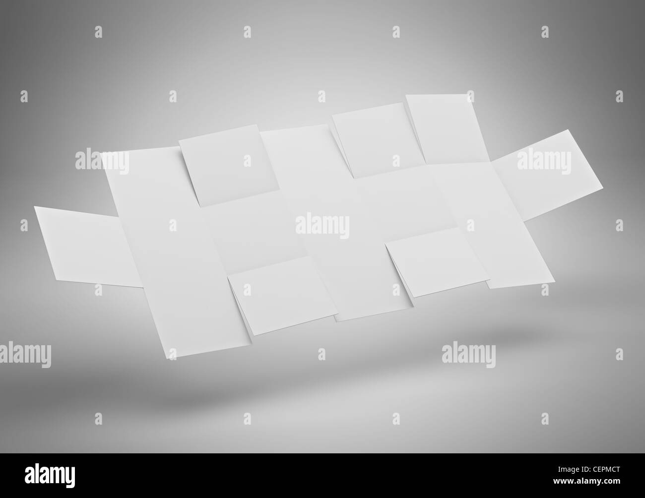 White paper folded in Black and White Stock Photos & Images - Alamy