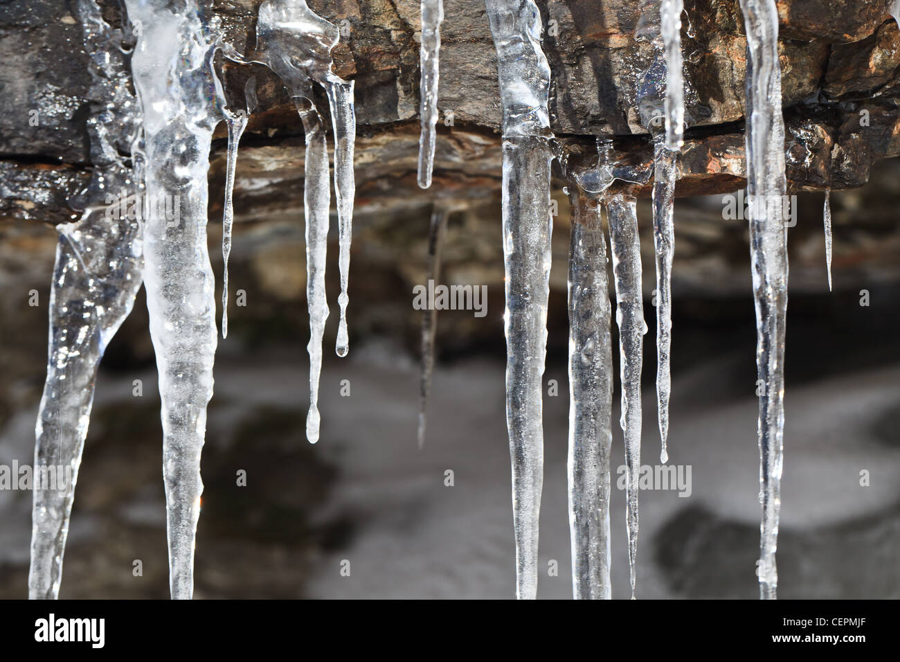 fringe of ice Stock Photo - Alamy