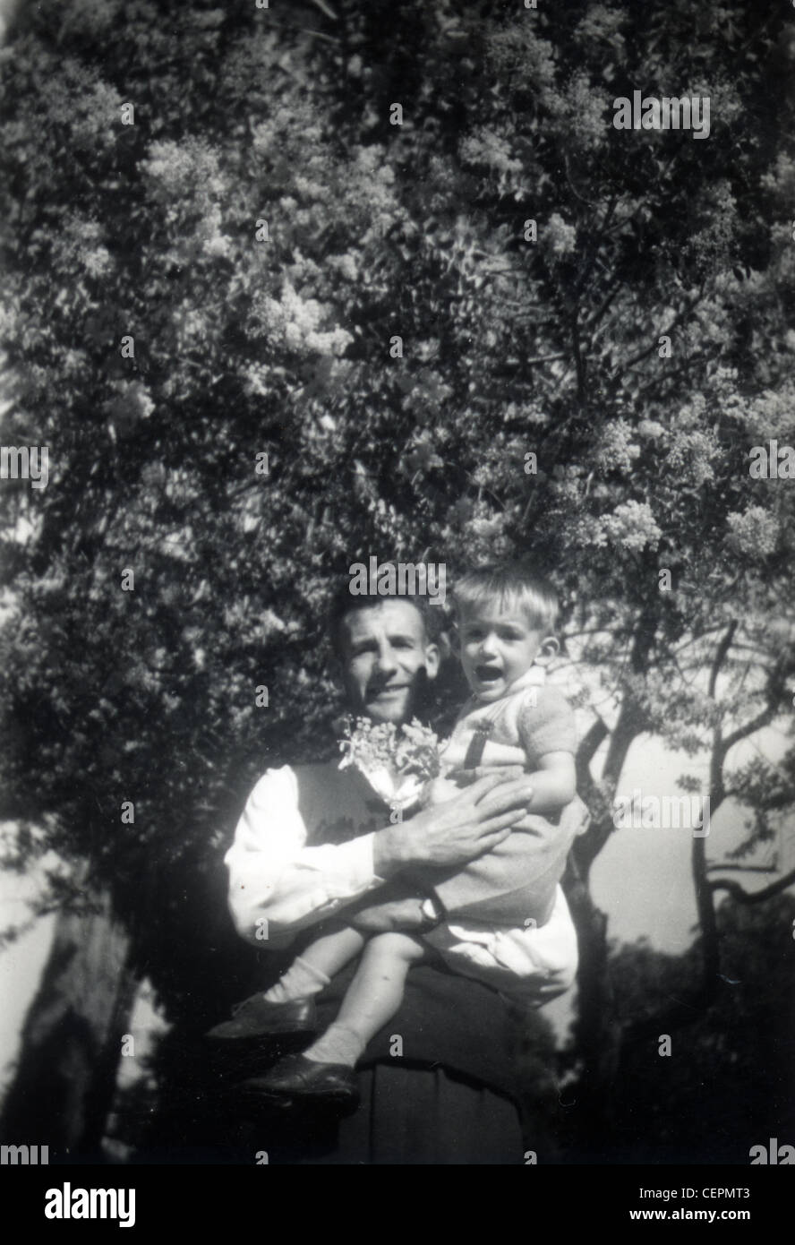 1950s father black and white hi-res stock photography and images - Alamy