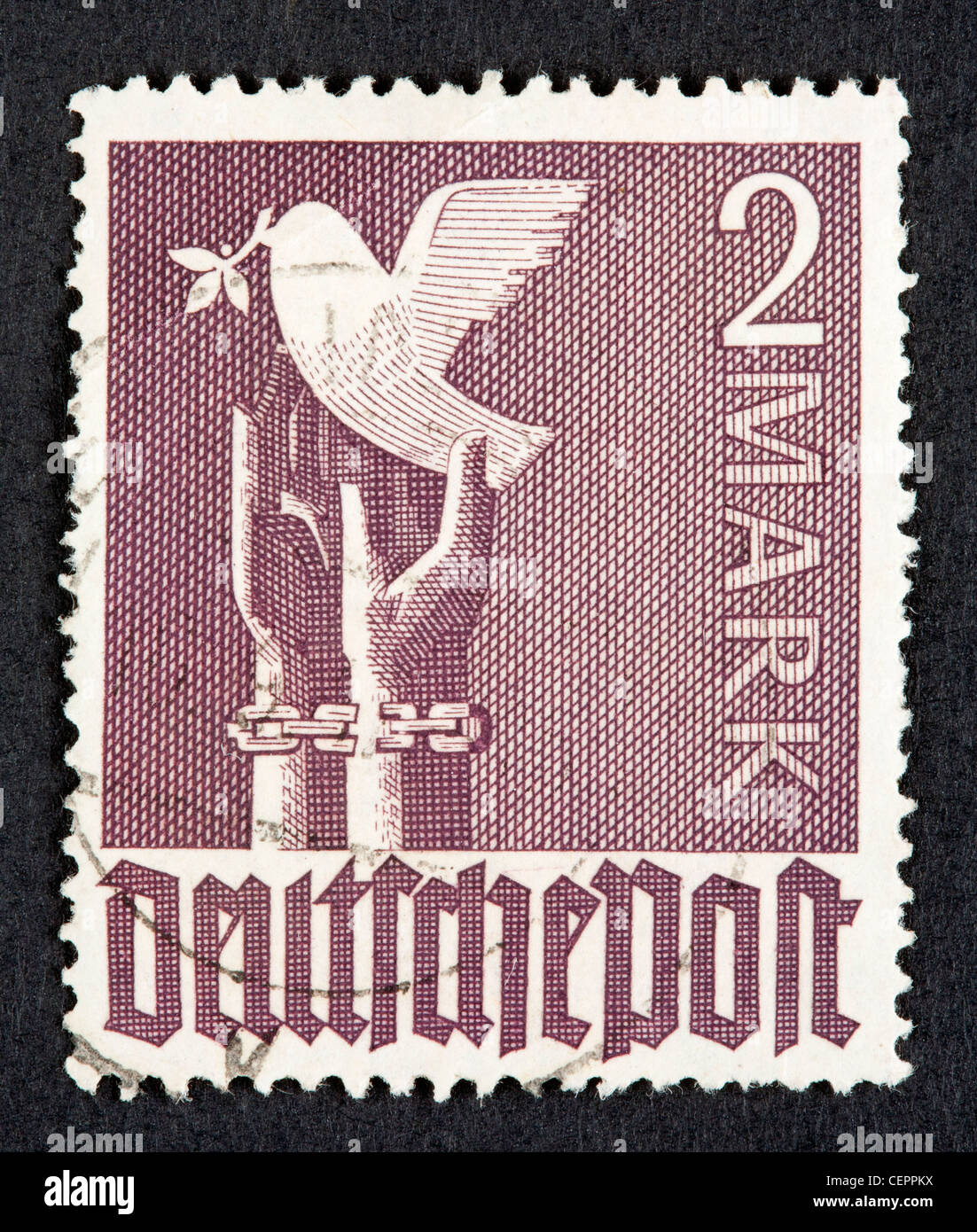 German postage stamp Stock Photo - Alamy