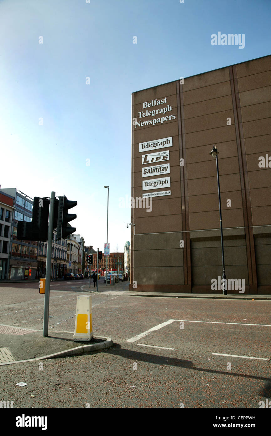 Exterior of the Belfast Telegraph newspaper building Stock Photo - Alamy