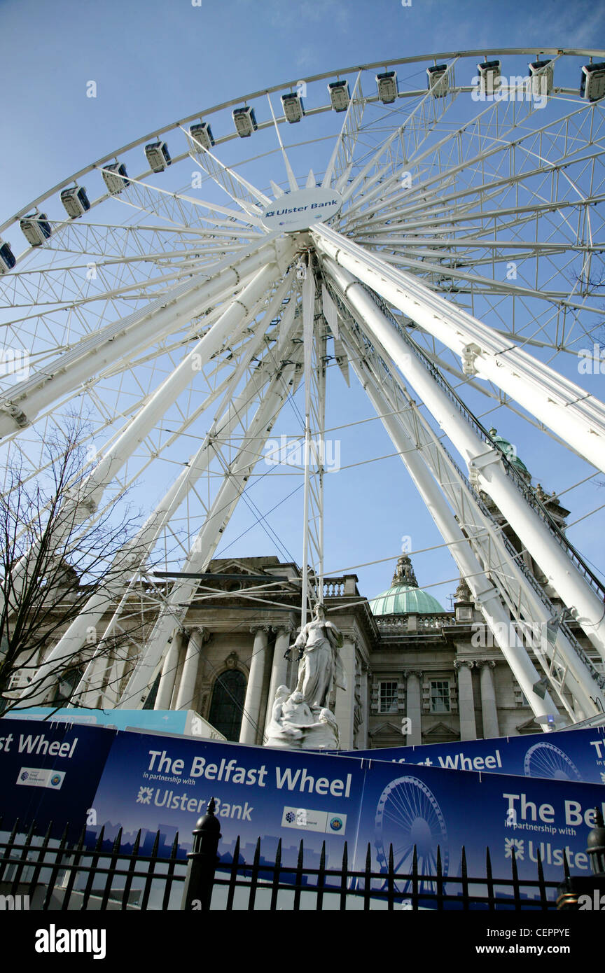 Belfast city hall ferris wheel hi-res stock photography and images - Alamy