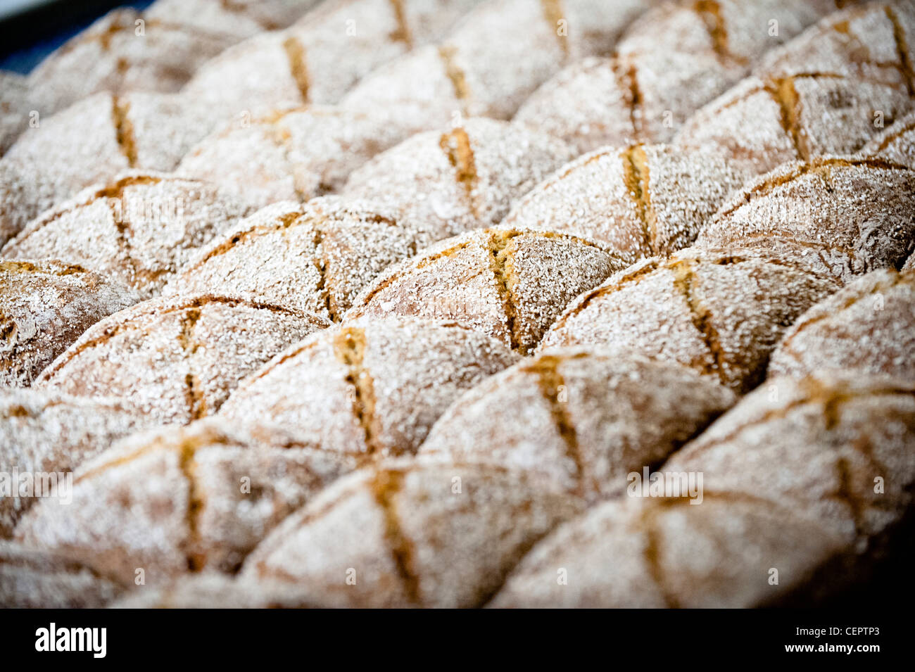 Bread being made in Bakery Stock Photo - Alamy