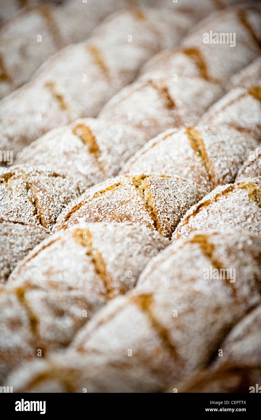 Bread being made in Bakery Stock Photo - Alamy