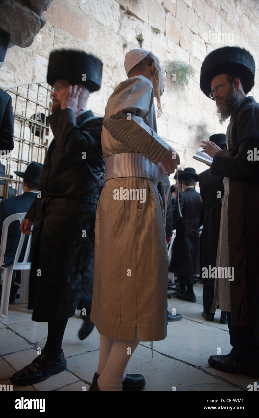 Shabbat day, The Torah ark that can house over 100 Torah scrolls, in ...