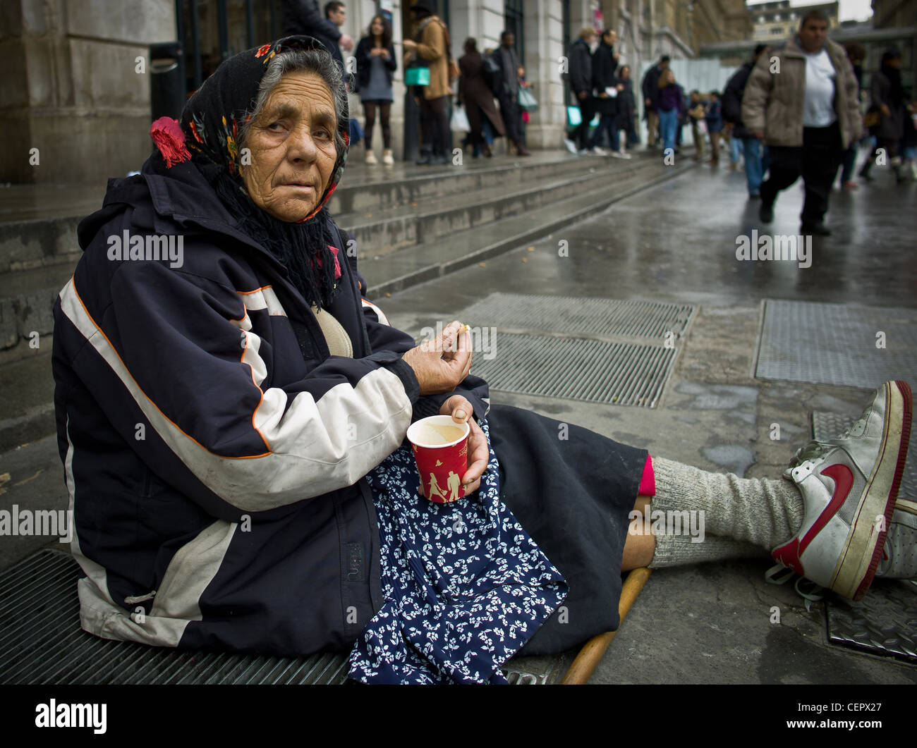 The monuments of the homeless, The Romanian Court of Rome, Saint-Lazare ...