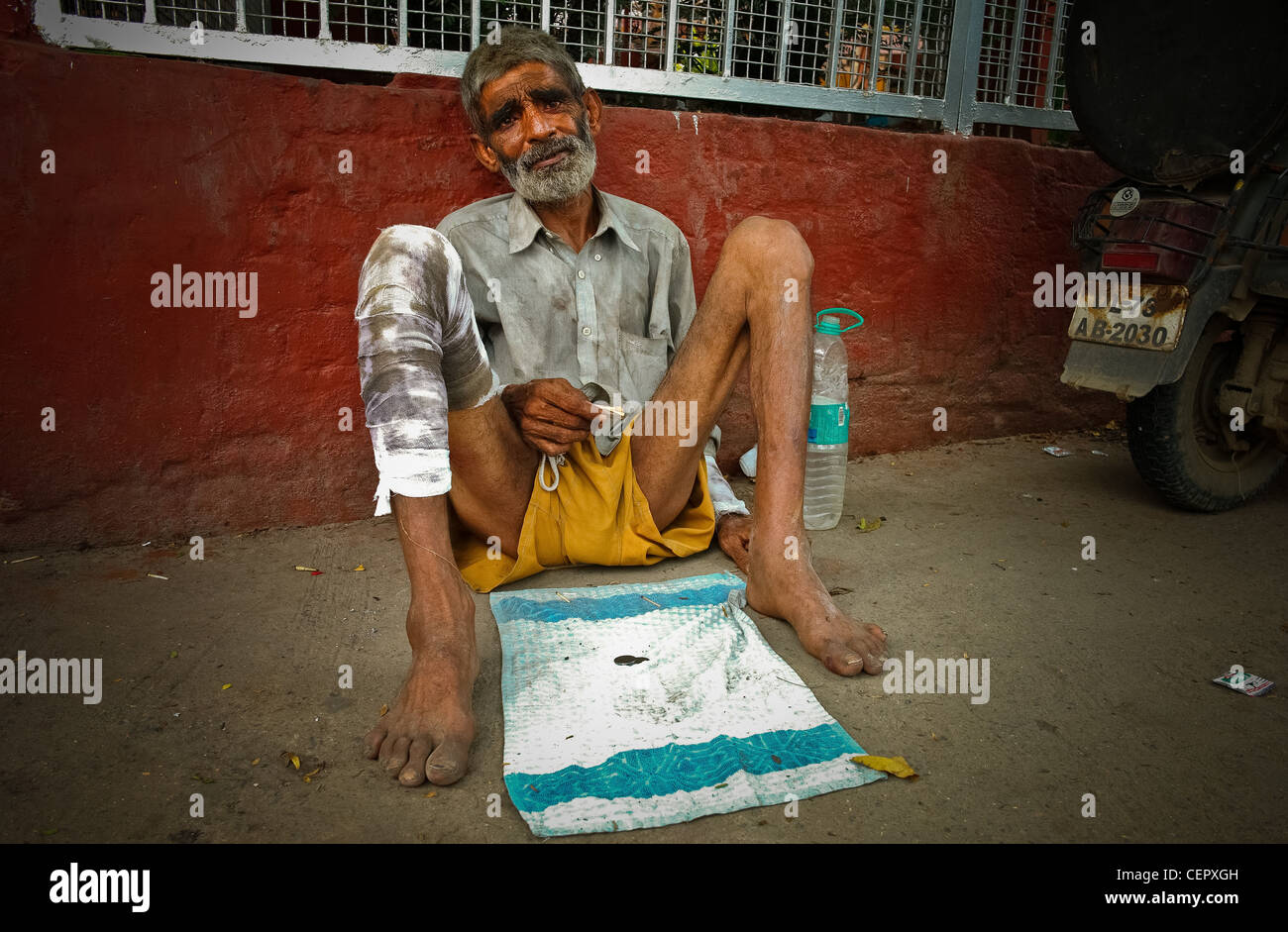 New Delhi , Poverty Stock Photo - Alamy