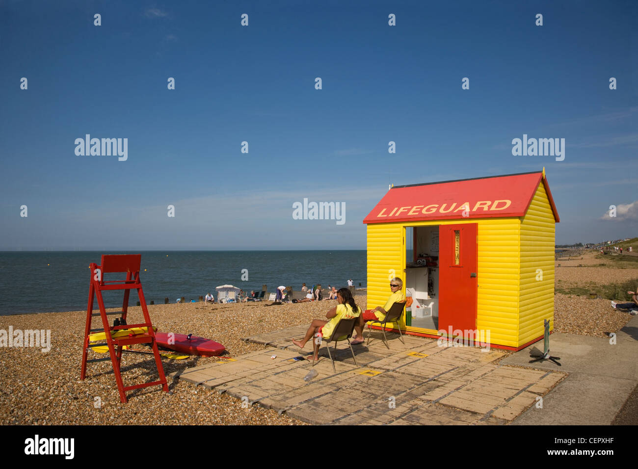Lifeguards seafront hi-res stock photography and images - Alamy