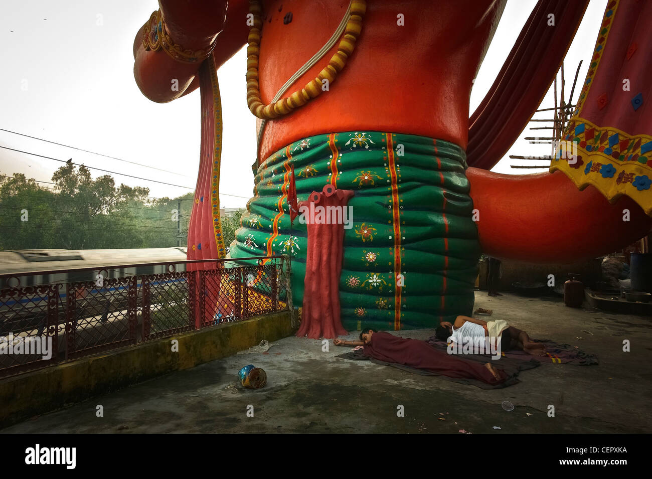 New Delhi, Hanuman Temple in Delhi, the Monkey God Stock Photo - Alamy