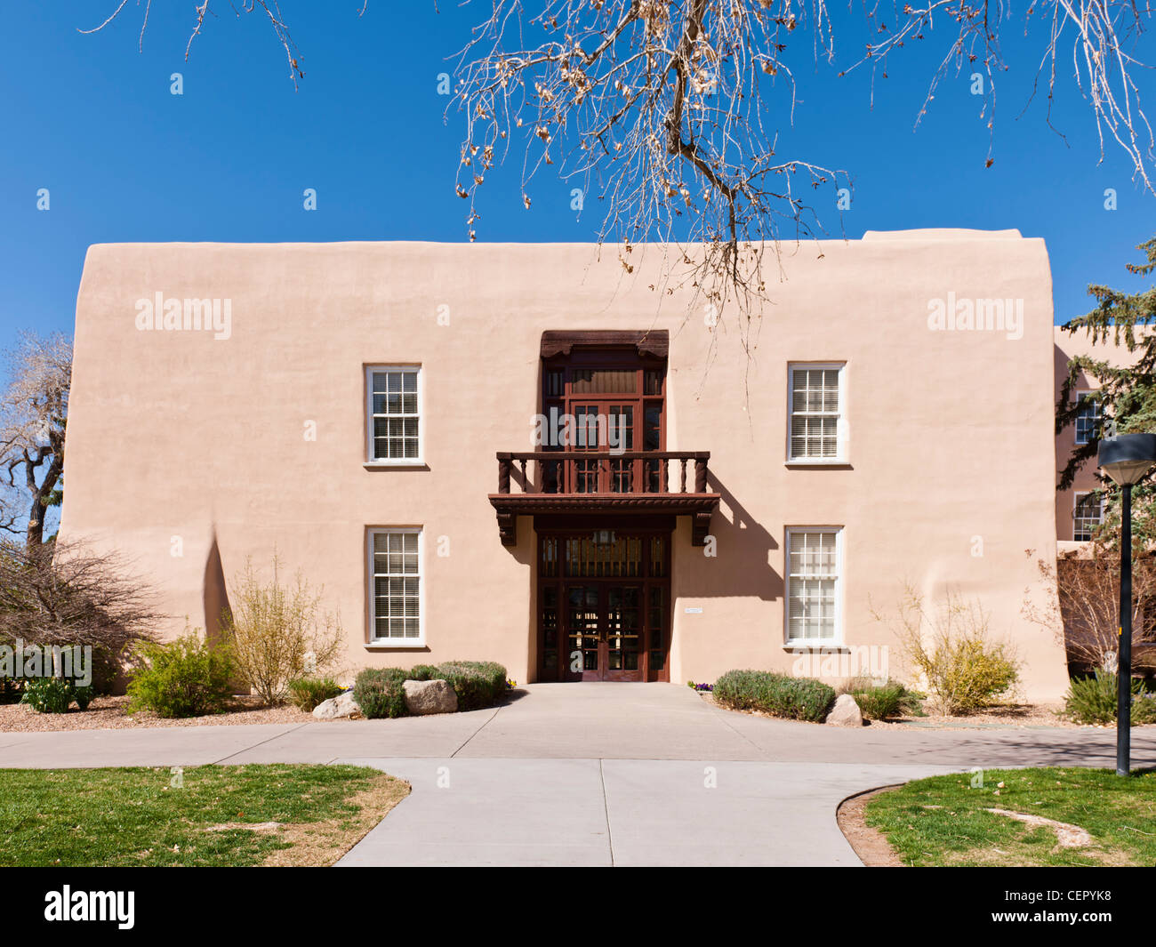 Scholes Hall, UNM, Albuquerque Stock Photo - Alamy