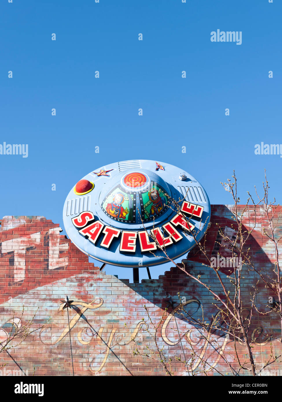 Satellite Coffee shop, Nob Hill, Albuquerque Stock Photo - Alamy