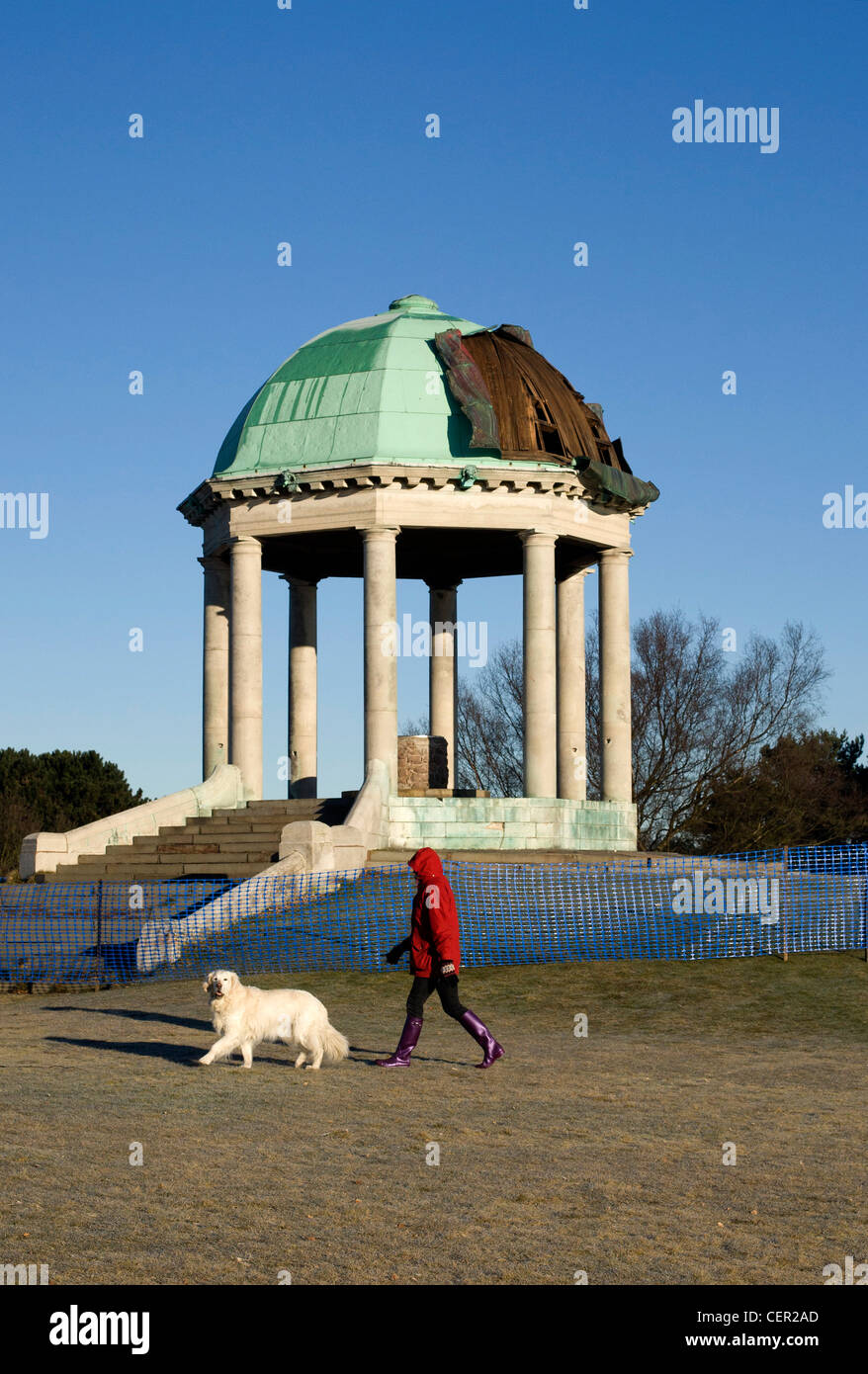 War memorial, Barr Beacon, Walsall, West Midlands, pictured after ...