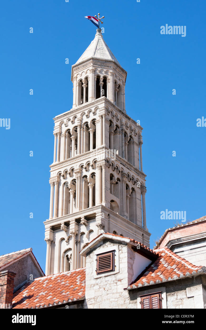 Bell tower in Split, Croatia Stock Photo - Alamy