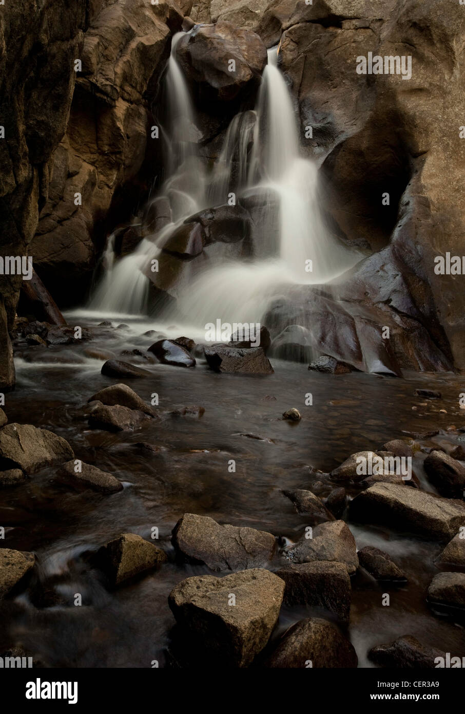 waterfall in colorado Stock Photo - Alamy