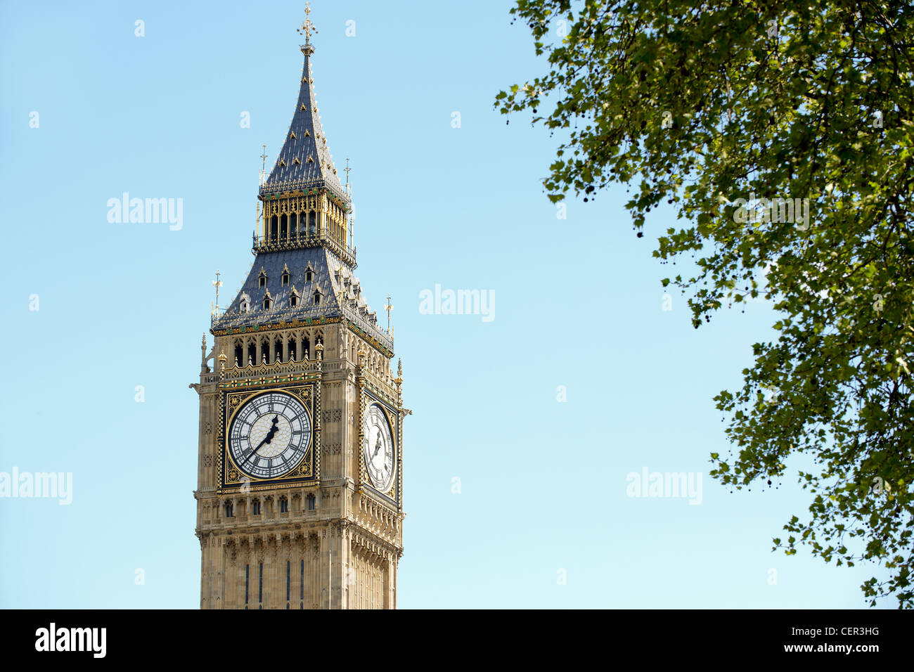 Big ben and blue sky hi-res stock photography and images - Alamy