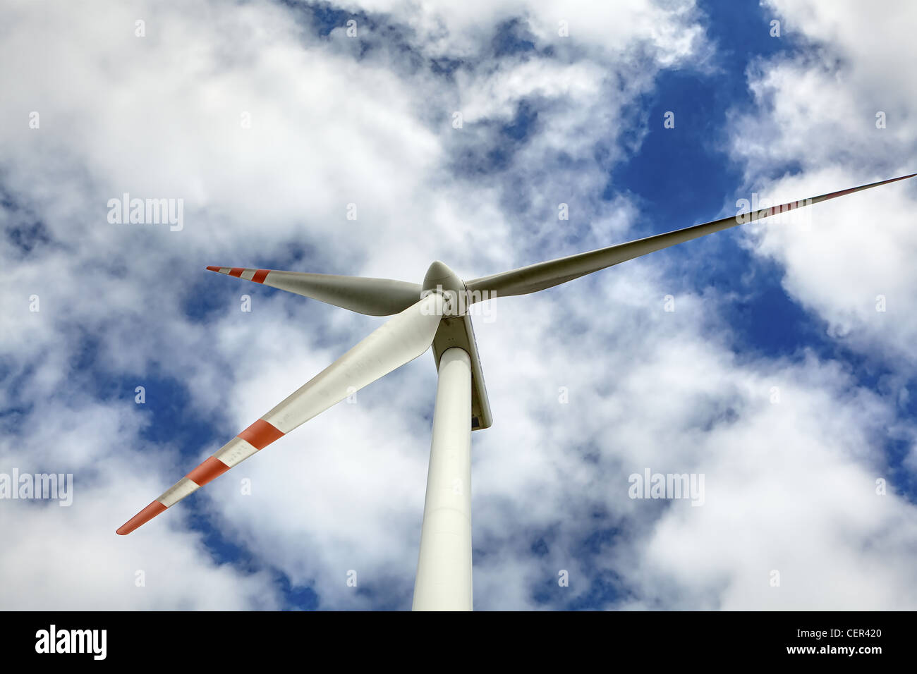 Modern wind turbine Stock Photo - Alamy
