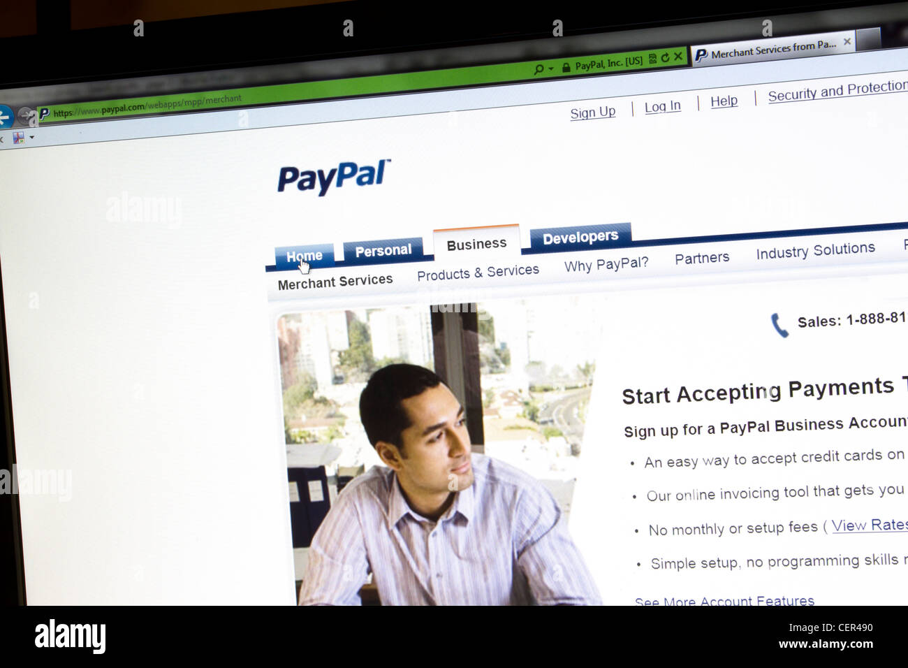 Paypal logo hi-res stock photography and images - Alamy
